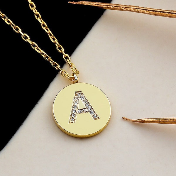Initial Letter Disc - Etsy