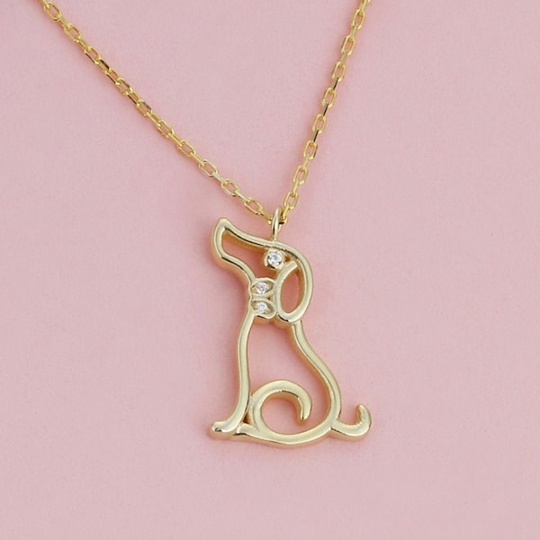 Dog Necklace - Etsy