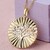 14k 18k Gold Chemistry Science Necklace for Women, Gold CZ Molecular ...