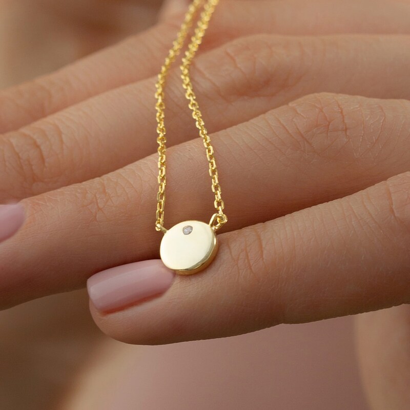 Gold Necklace Dainty - Etsy