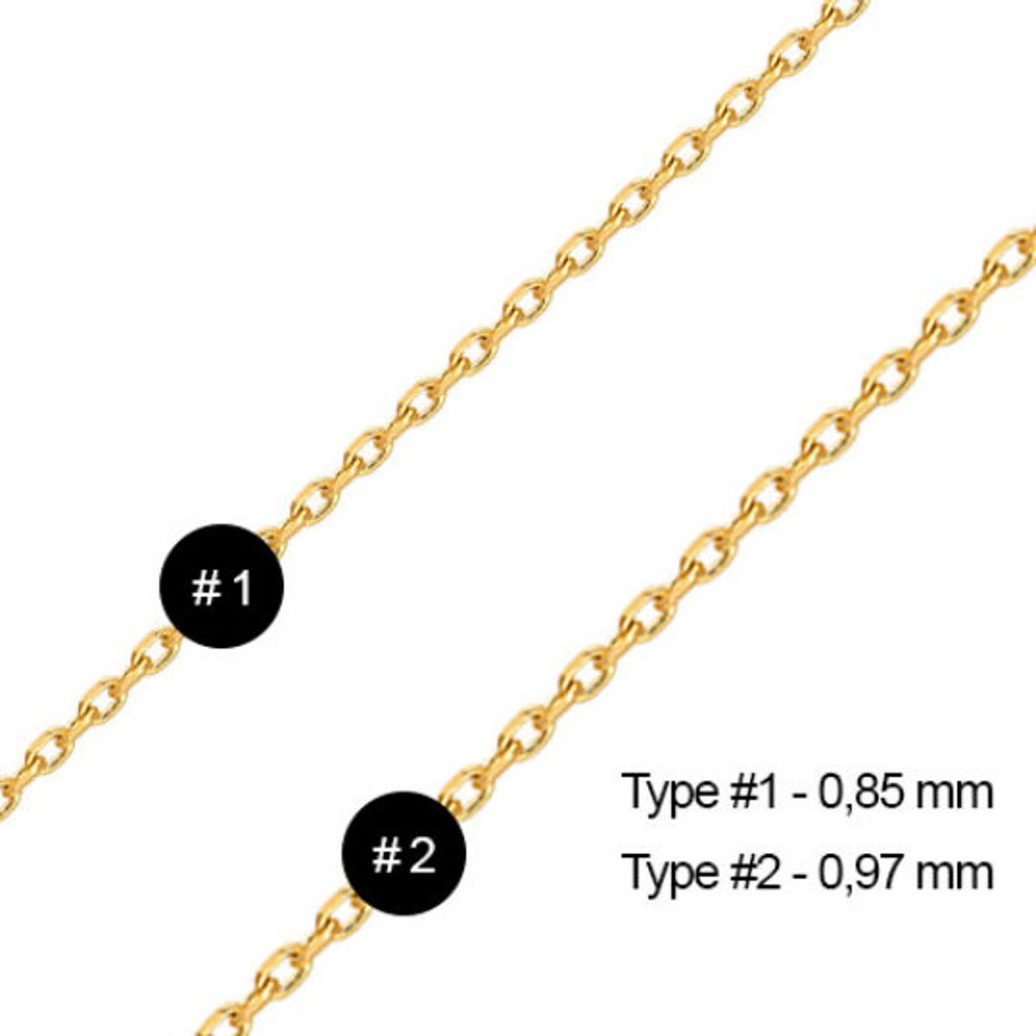 14k Solid Gold Necklace or Bracelet Extender Chain Adjustable - Etsy