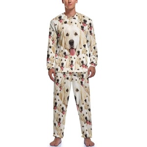 Custom Pajamas With Dog Face for Man/women, Personalized Pet Photo ...