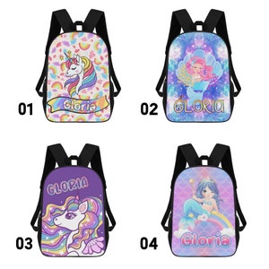 Custom Backpack, Design School Bookbag With Text, Personalized Lunch ...
