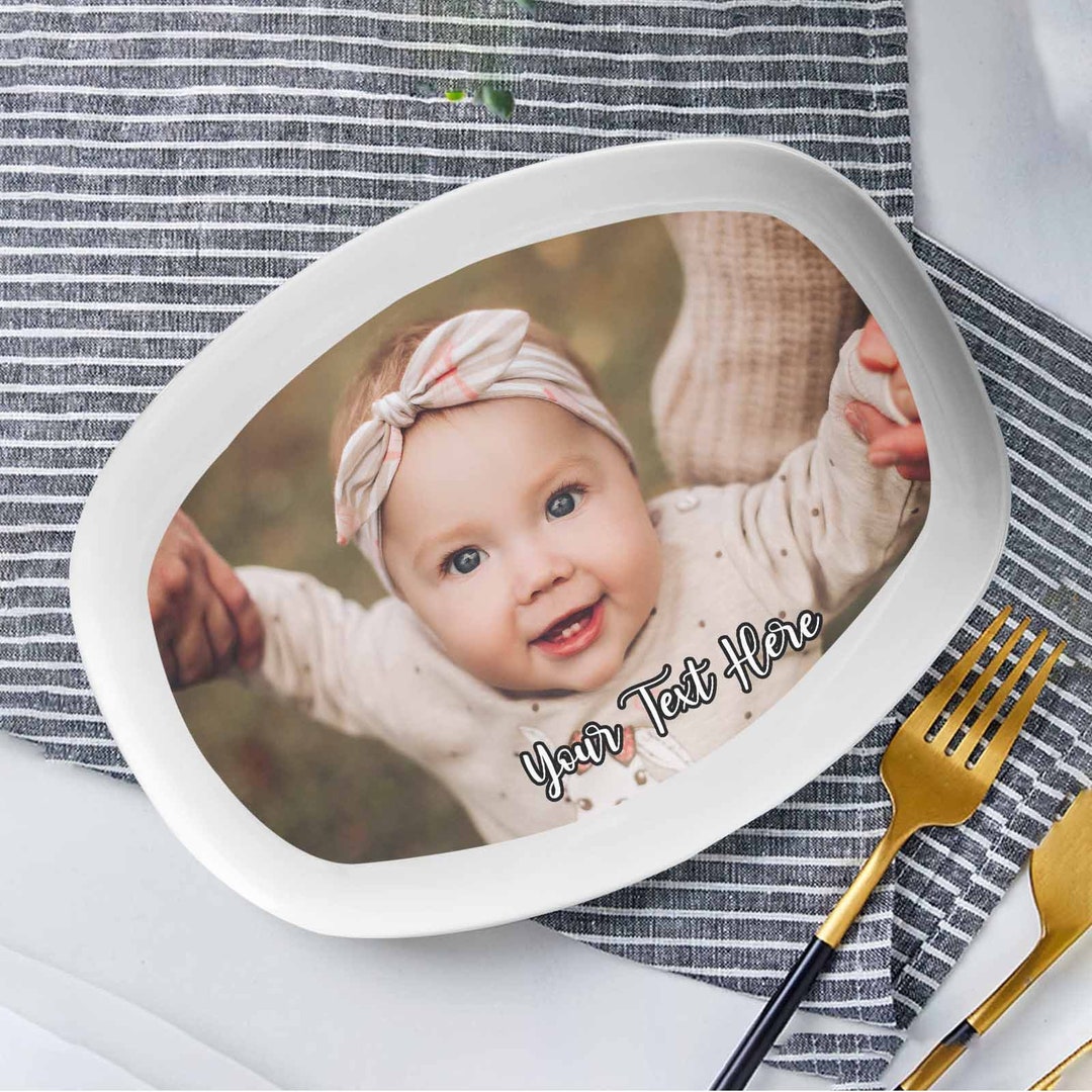 Customized Plate With Photo, Custom Photo on Plate, Custom Name Plate ...