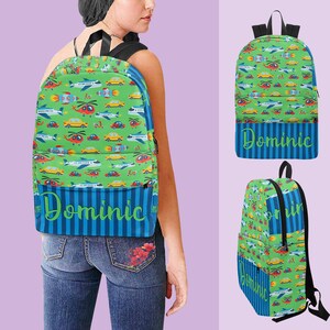 Custom Name Backpack, Personalized Text School Bag, Design Your Own ...