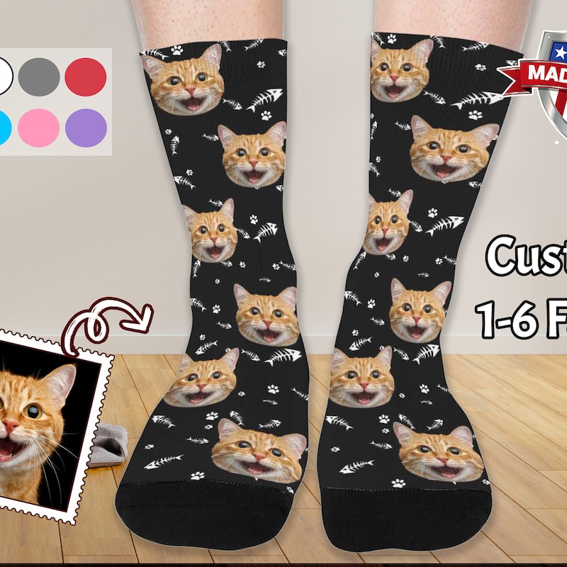 Cat Socks for Women - Etsy