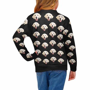 Custom Sweater With Dog Face, Personalized Photo Sweater, Dogs Picture ...
