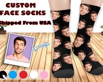 Custom Face Socks - Etsy