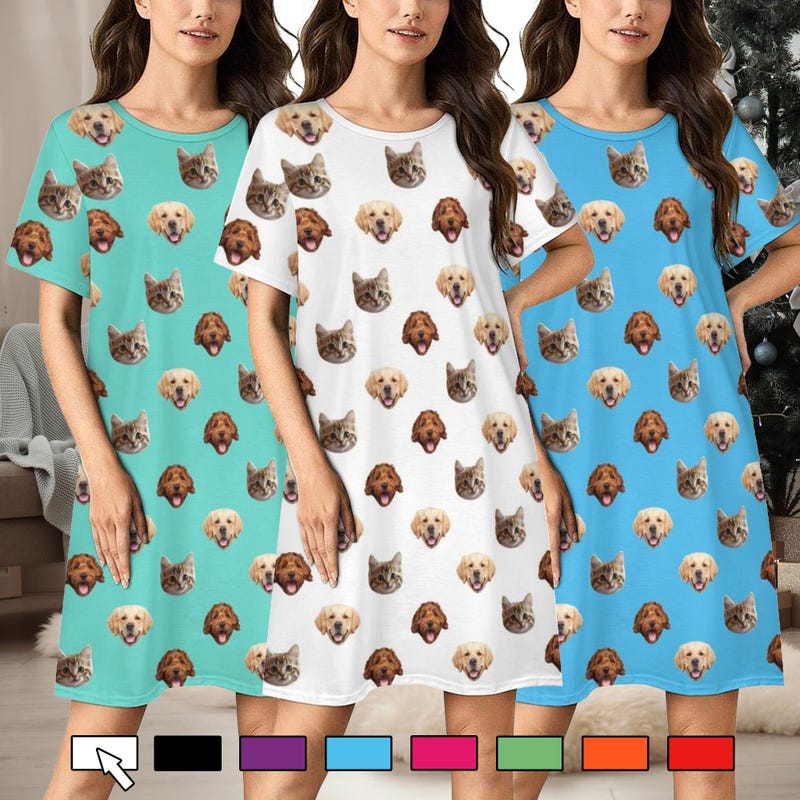 Girls Custom Night Gown - Etsy