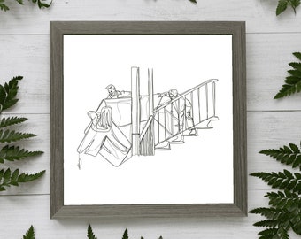 The Office US Michael Scott World's Best Boss Line Drawing - Etsy