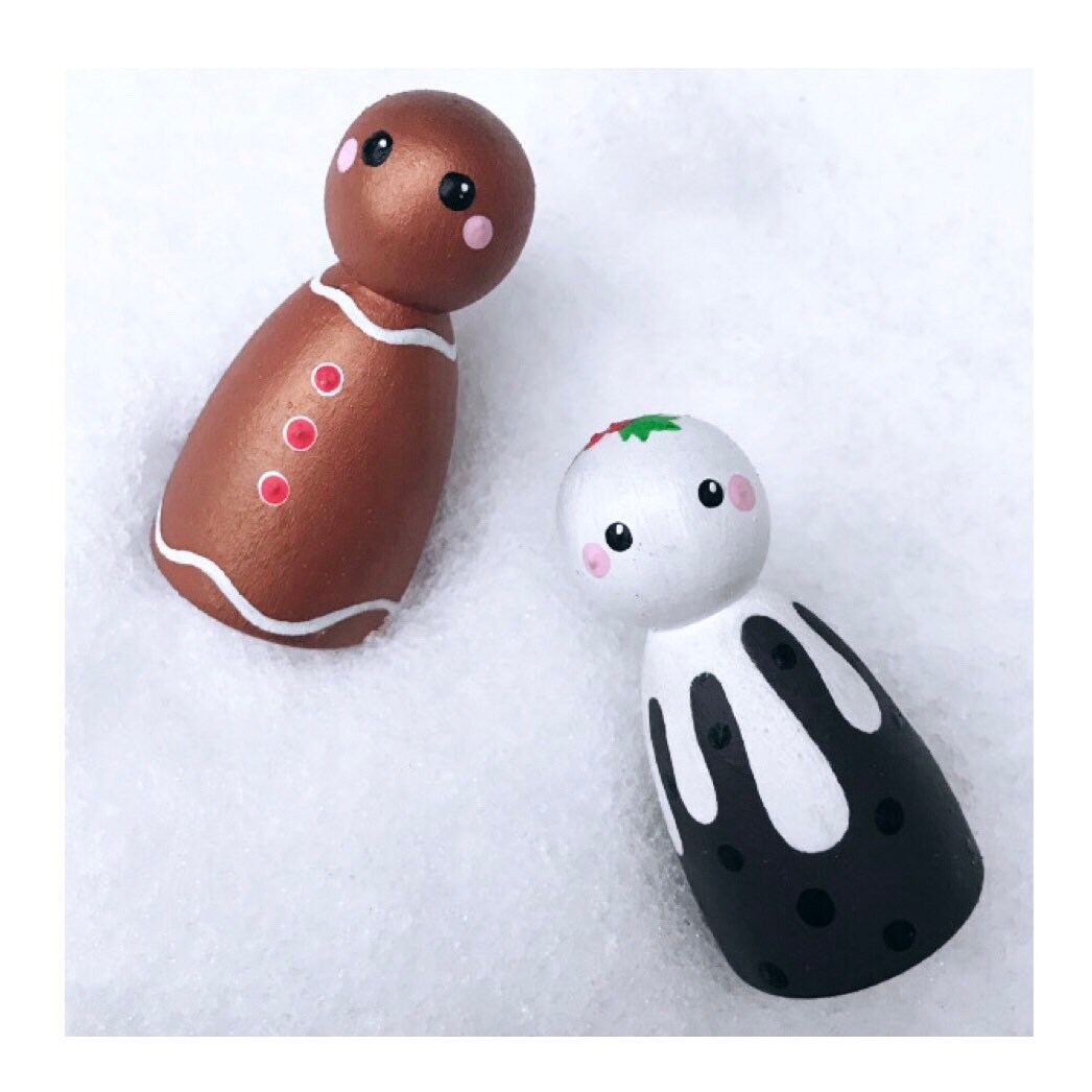 Christmas Treat Peg Dolls - Etsy