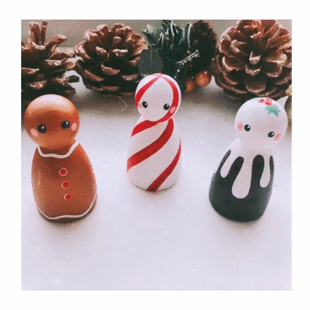 Christmas Treat Peg Dolls - Etsy