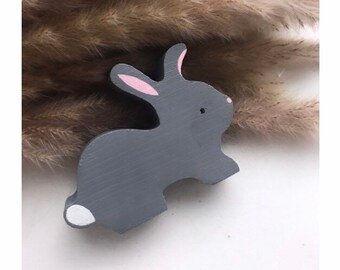 Wooden Bunny, Wooden Toys, Wooden Rabbit, Eco-friendly Wooden Easter ...