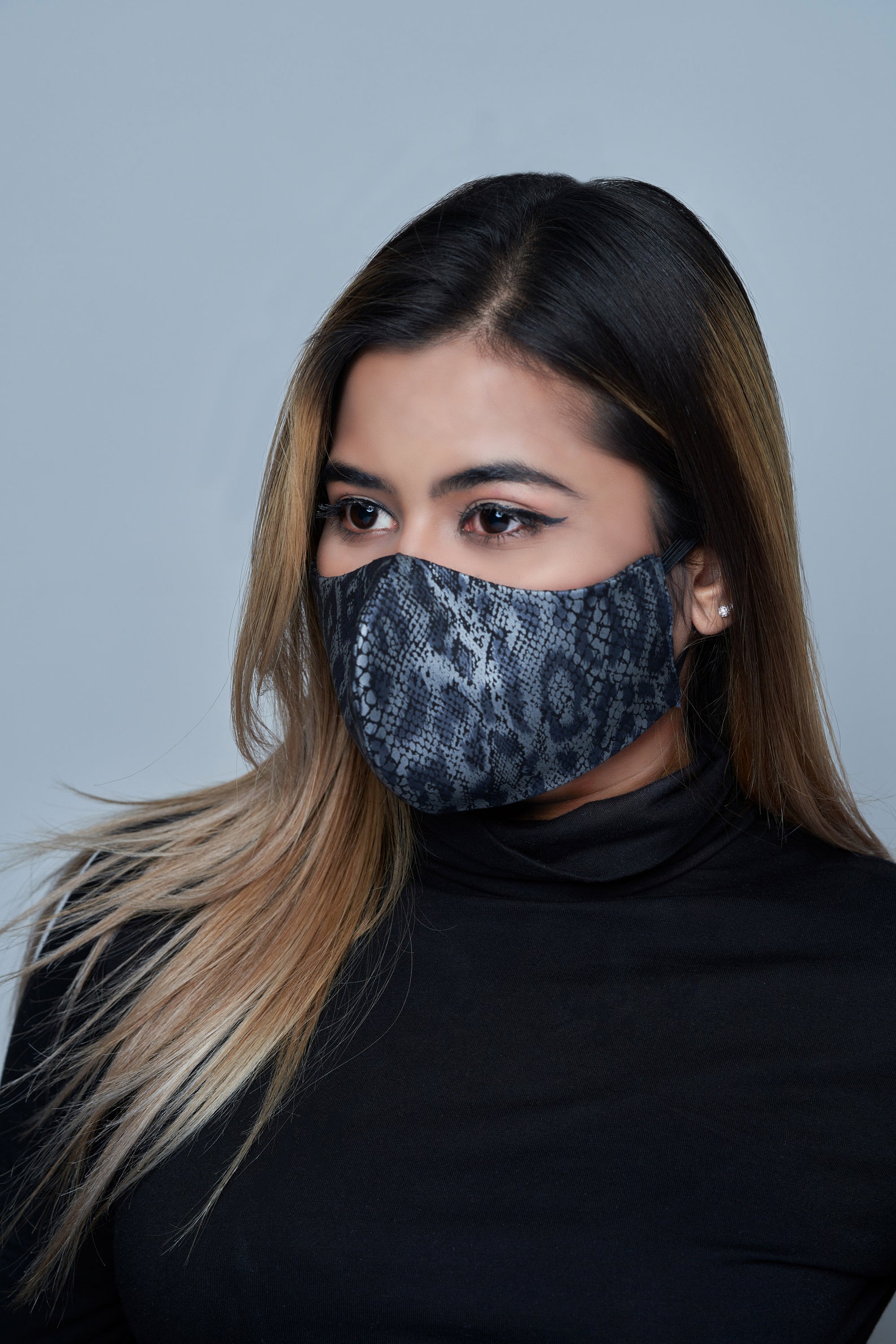 COATED COBRA Face Mask 100%cotton, Waterproof, Reusable, Washable, Long ...