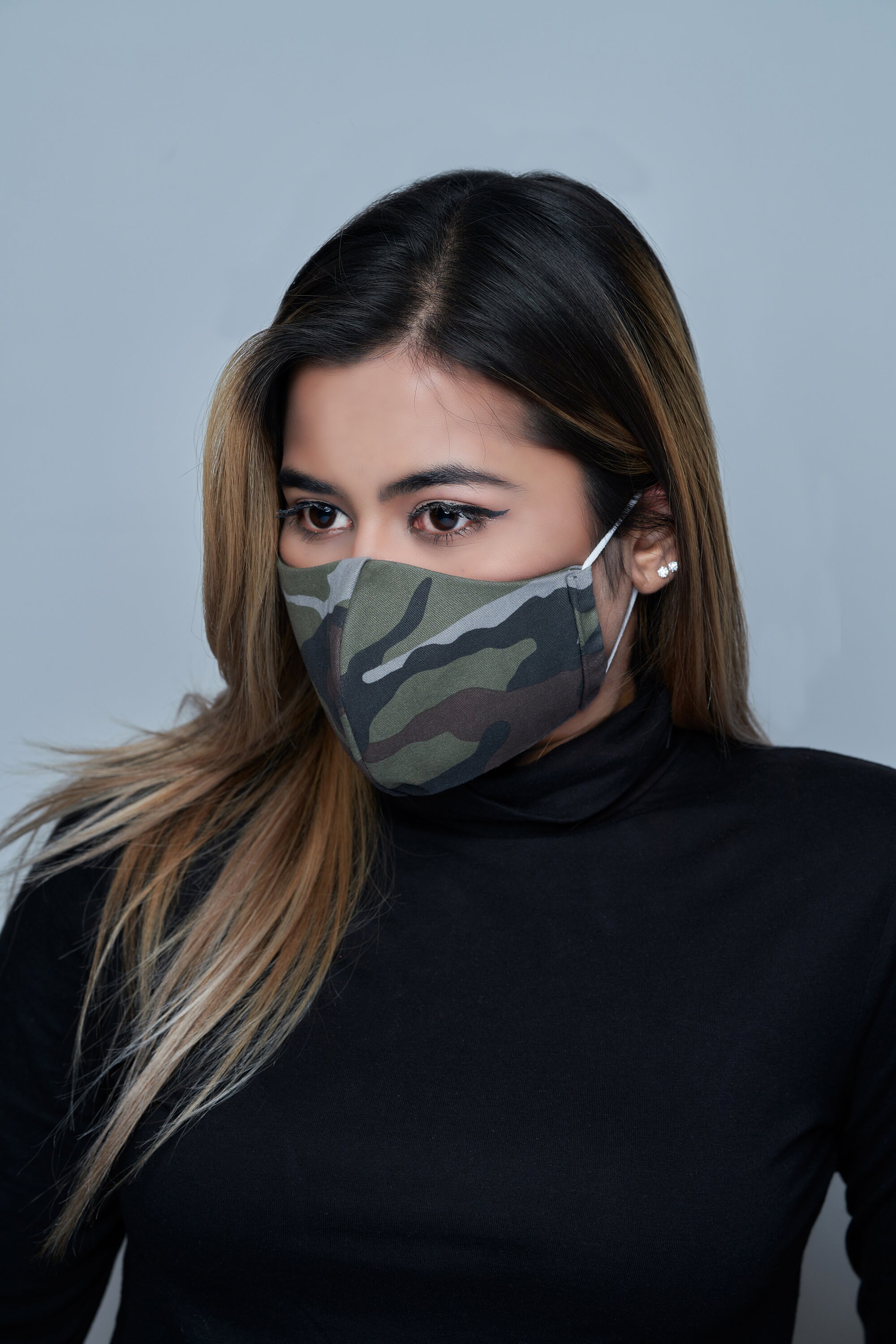 CAMOUFLAGE FACE MASK ,100%cotton, Washable, Durable, Comfort, Face Mask ...