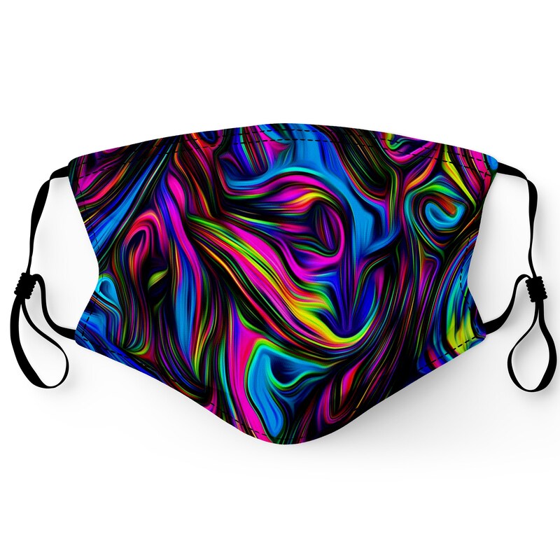 Colorful Face Mask - Etsy