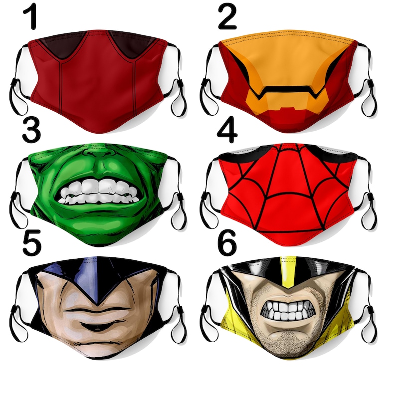 Avengers Mask - Etsy