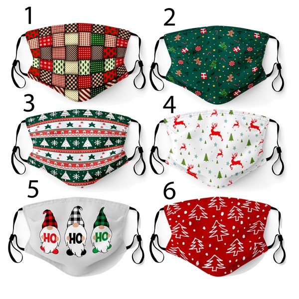 Holiday Face Mask - Etsy