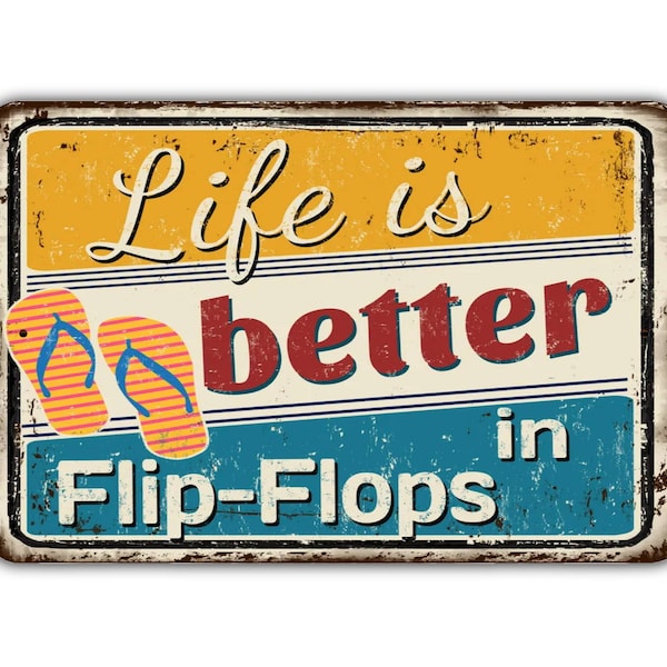 Flip Flop Sign - Etsy