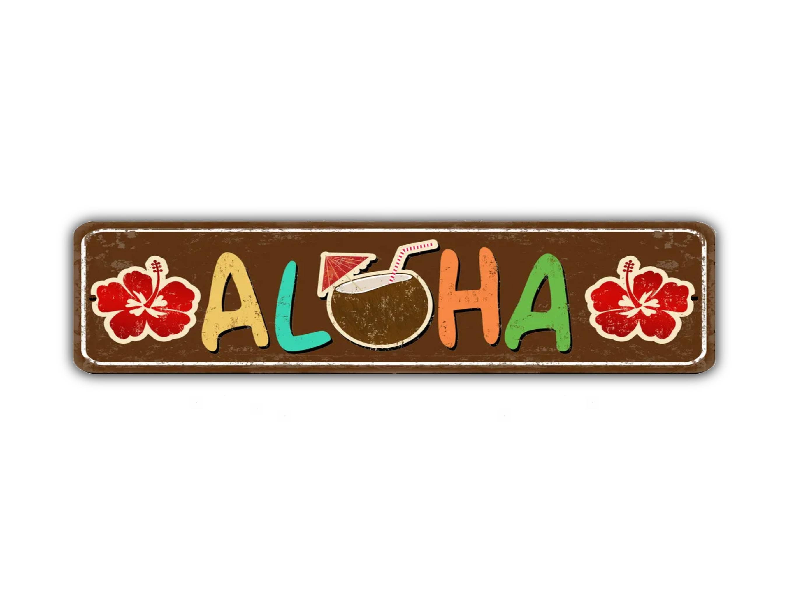 Aloha Street Sign