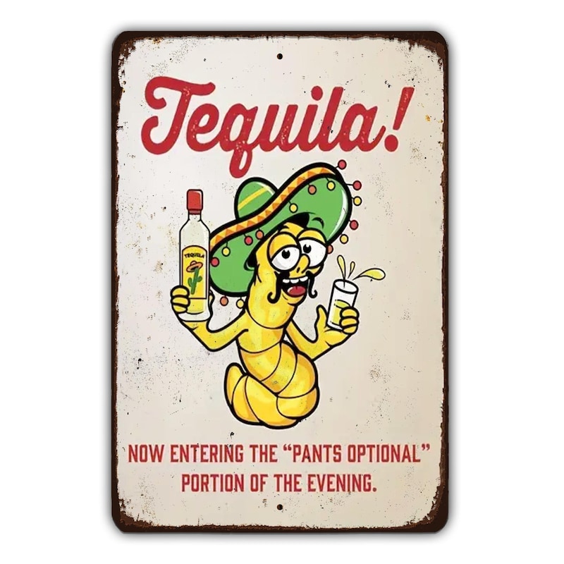 Metal Tequila Sign - Etsy
