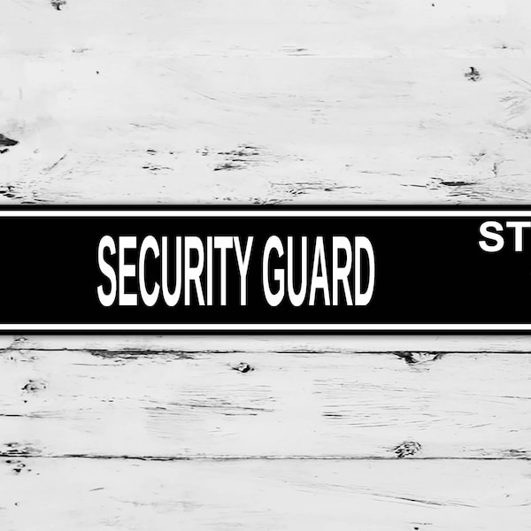 Security Guard Signs - Etsy