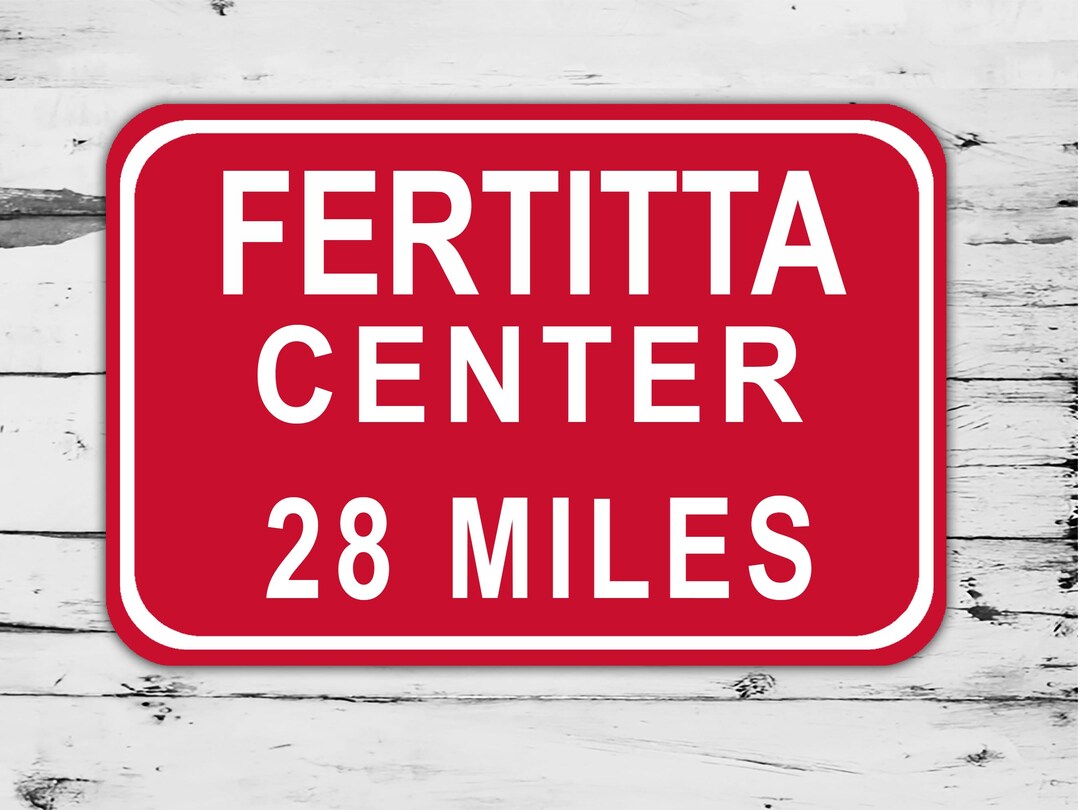 Custom Fertitta Center Sign UH Houston Cougars Distance Miles ...