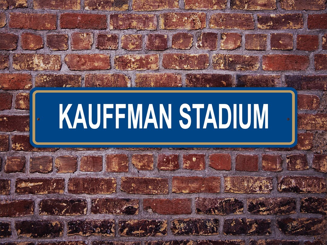 Kauffman Stadium Street Sign Kansas City Royals Baseball Road Custom ...