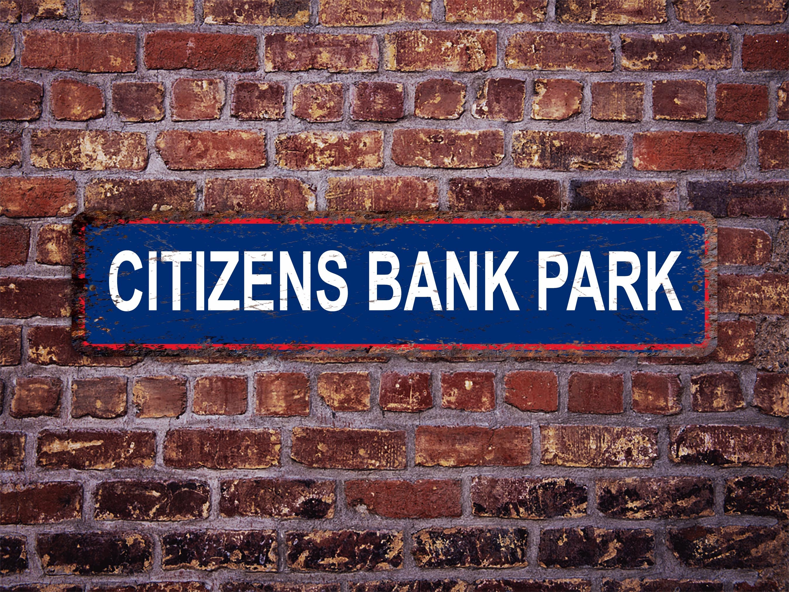 Citizens Bank Park Street Sign Philadelphia Phillies Baseball - Etsy