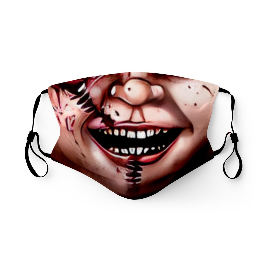 Horror Face Mask Made in USA Adult & Youth Filter Pocket Nose Wire ...