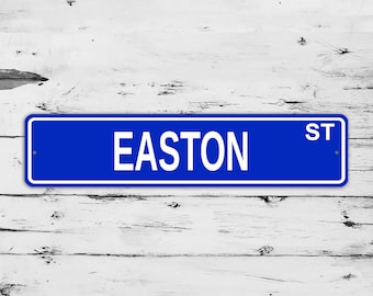 Sarah Street Sign Christmas Custom Name Personalized Gift Metal Print ...