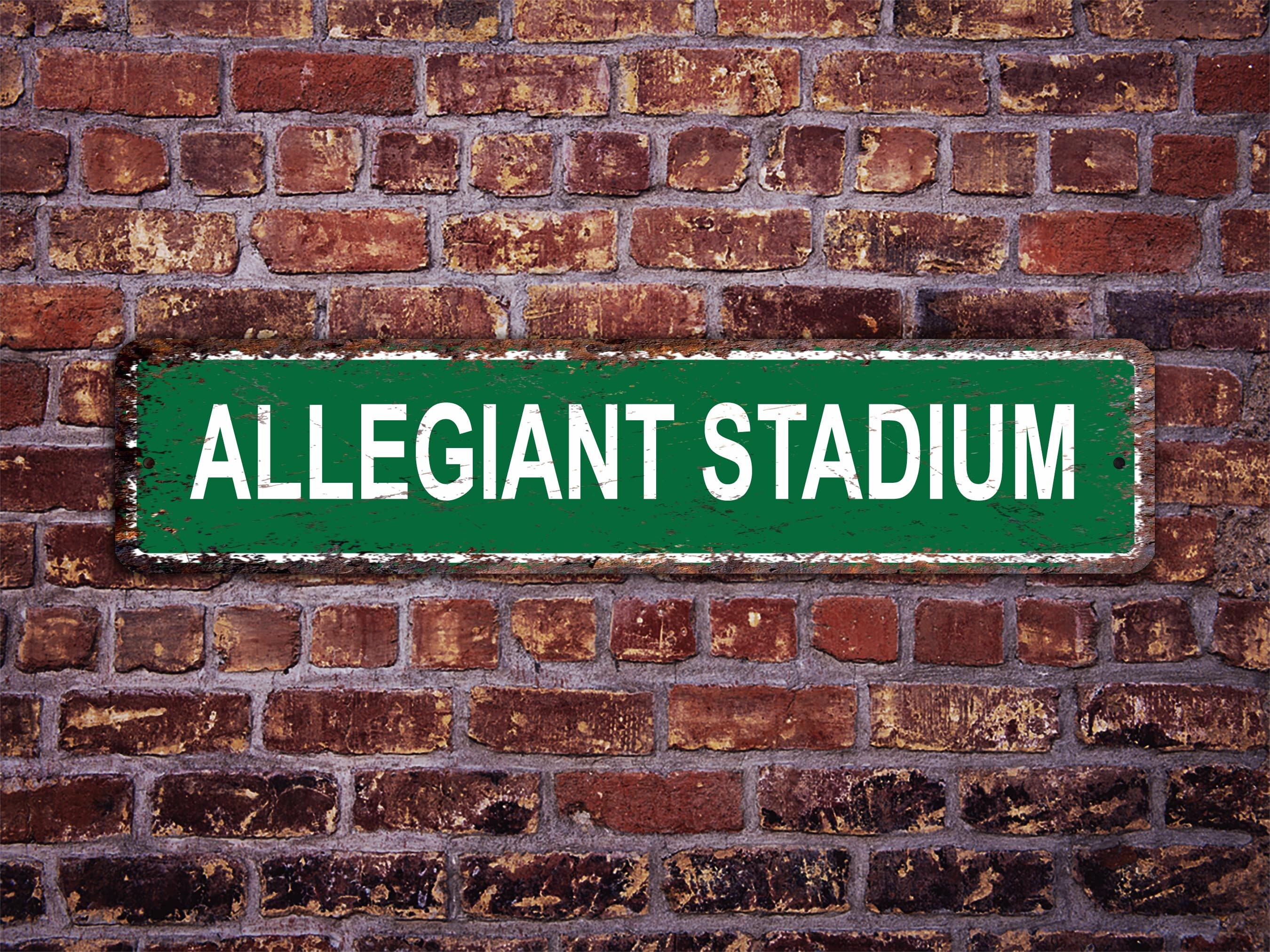 Allegiant Stadium Street Sign Las Vegas Raiders Football Road - Etsy