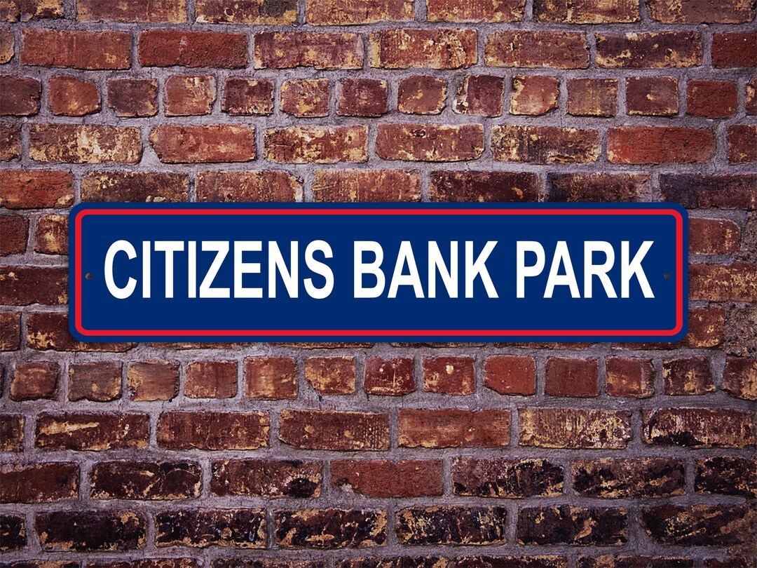 Citizens Bank Park Street Sign Philadelphia Phillies Baseball Road ...