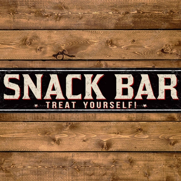 Snack Bar Sign - Etsy
