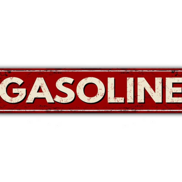 Gasoline Sign - Etsy