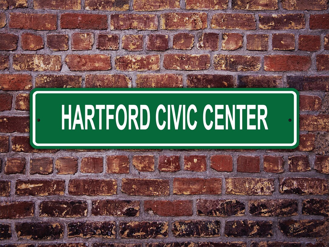 Hartford Civic Center Street Sign UCONN Wolf Pack Road Custom ...