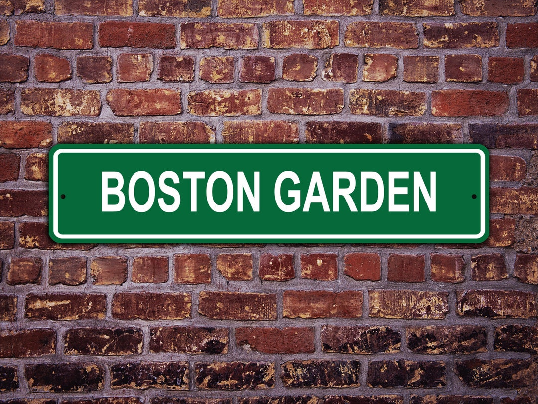 Boston Garden Street Sign Boston Celtics Bruins Basketball Hockey Road ...