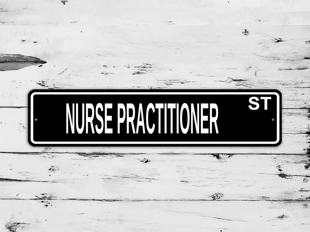 Nurse Practitioner Street Sign Christmas Day Custom Name Personalized ...