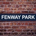 Fenway Park Street Sign Boston Red Sox Baseball Road Custom ...
