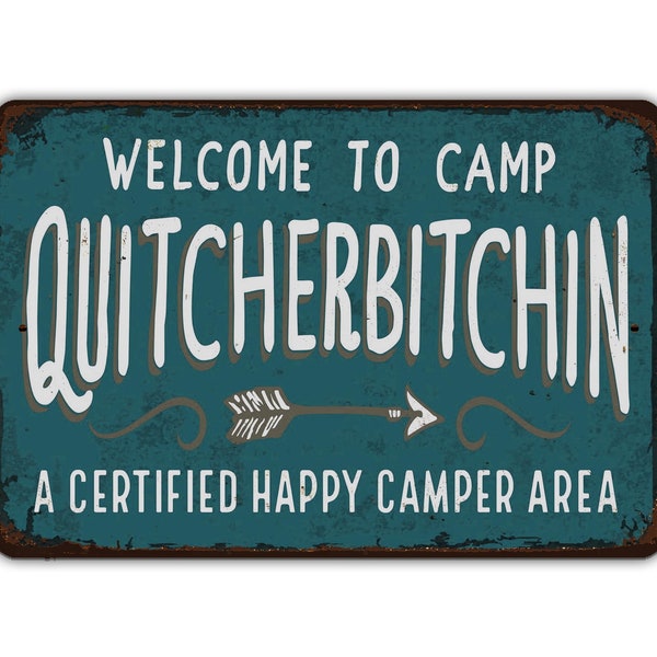 Welcome to Camp Quitcherbitchin - Etsy