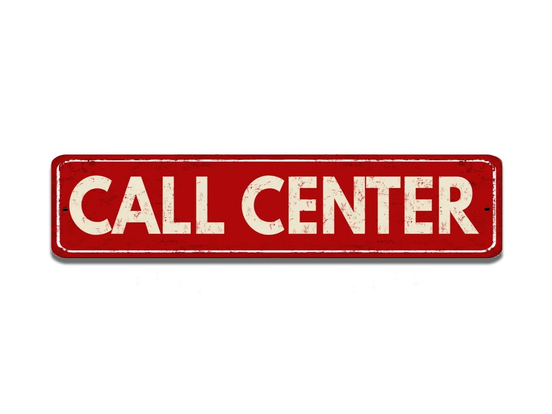Call Center Street Sign Vintage Retro Rustic Patio Home Décor Gift ...