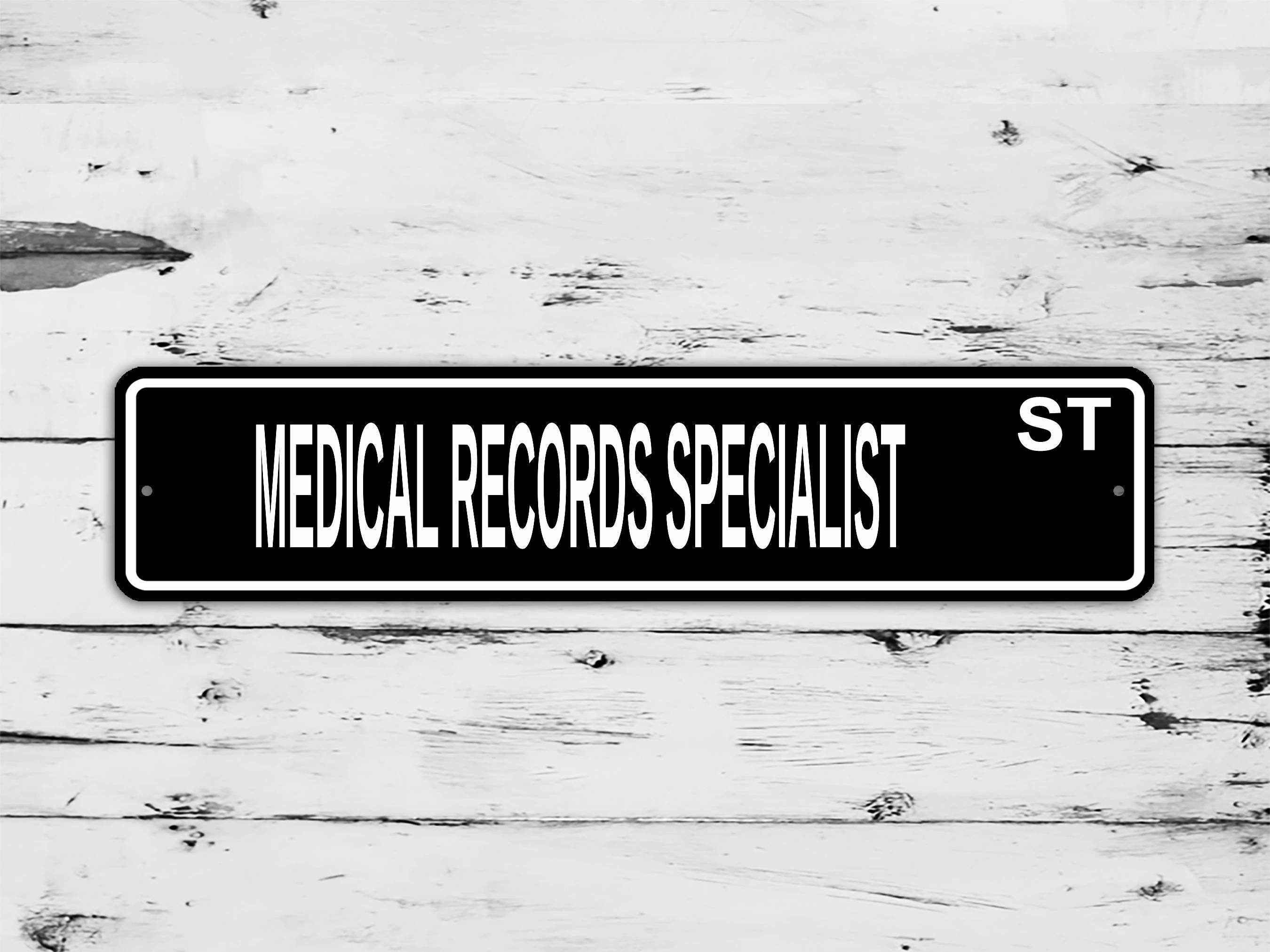Medical Records Specialist Street Sign Mother's Day Custom - Etsy