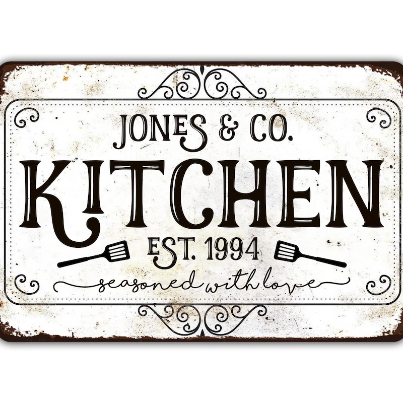 Custom Kitchen Sign - Etsy