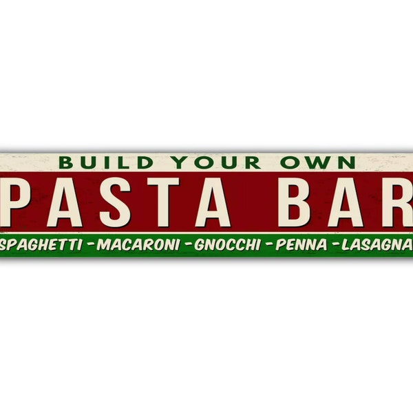 Pasta Bar Sign - Etsy
