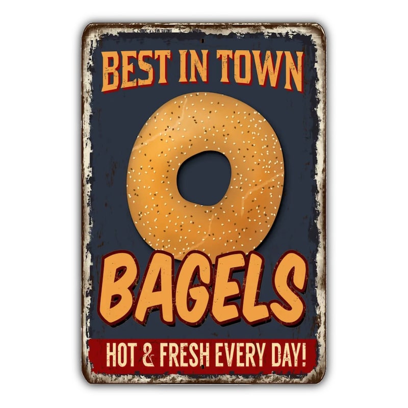 Bagel Bar Sign - Etsy