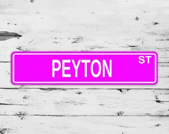 Peyton Aluminum Sign - Etsy