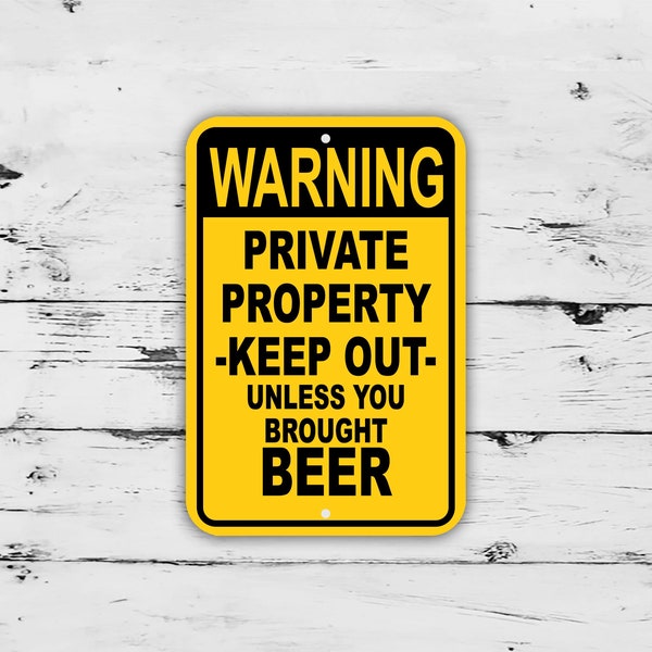 Funny Keep Out Signs - Etsy