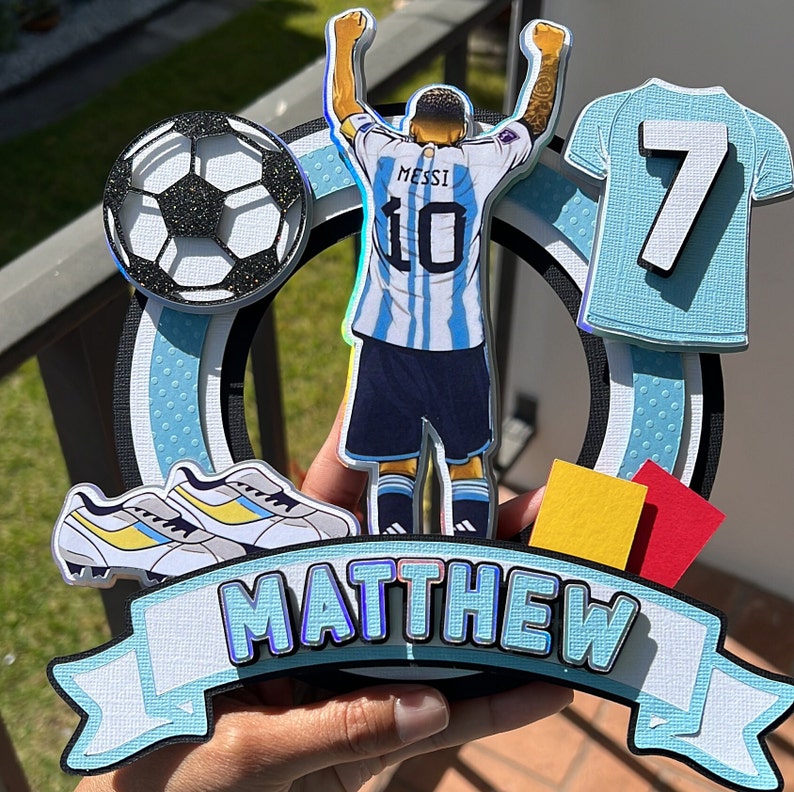 Messi Cake Topper Messi Inter Miami Cake Topper Soccer Cake - Etsy