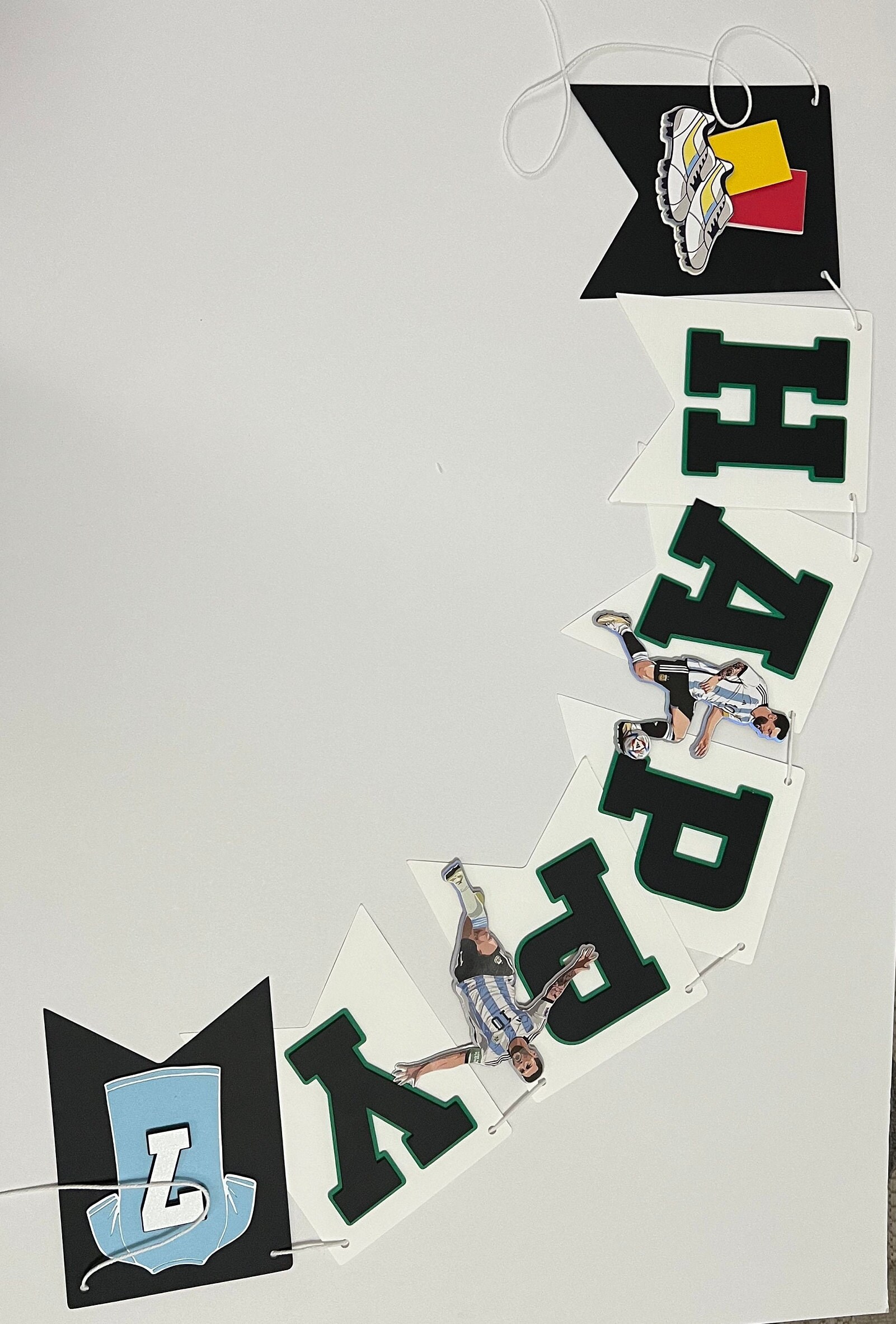 Soccer Happy Birthday Banner, Messi Banner, Happy Birthday Banner ...