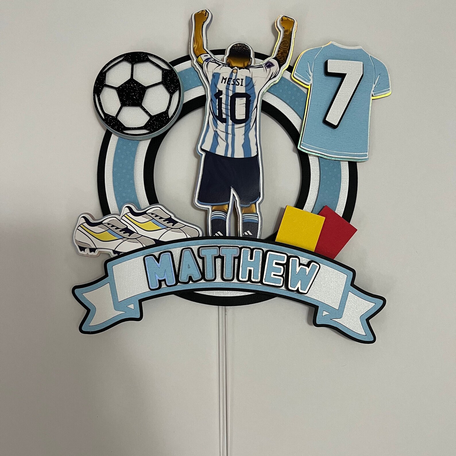 Messi Cake Topper Messi Inter Miami Cake Topper Soccer Cake - Etsy